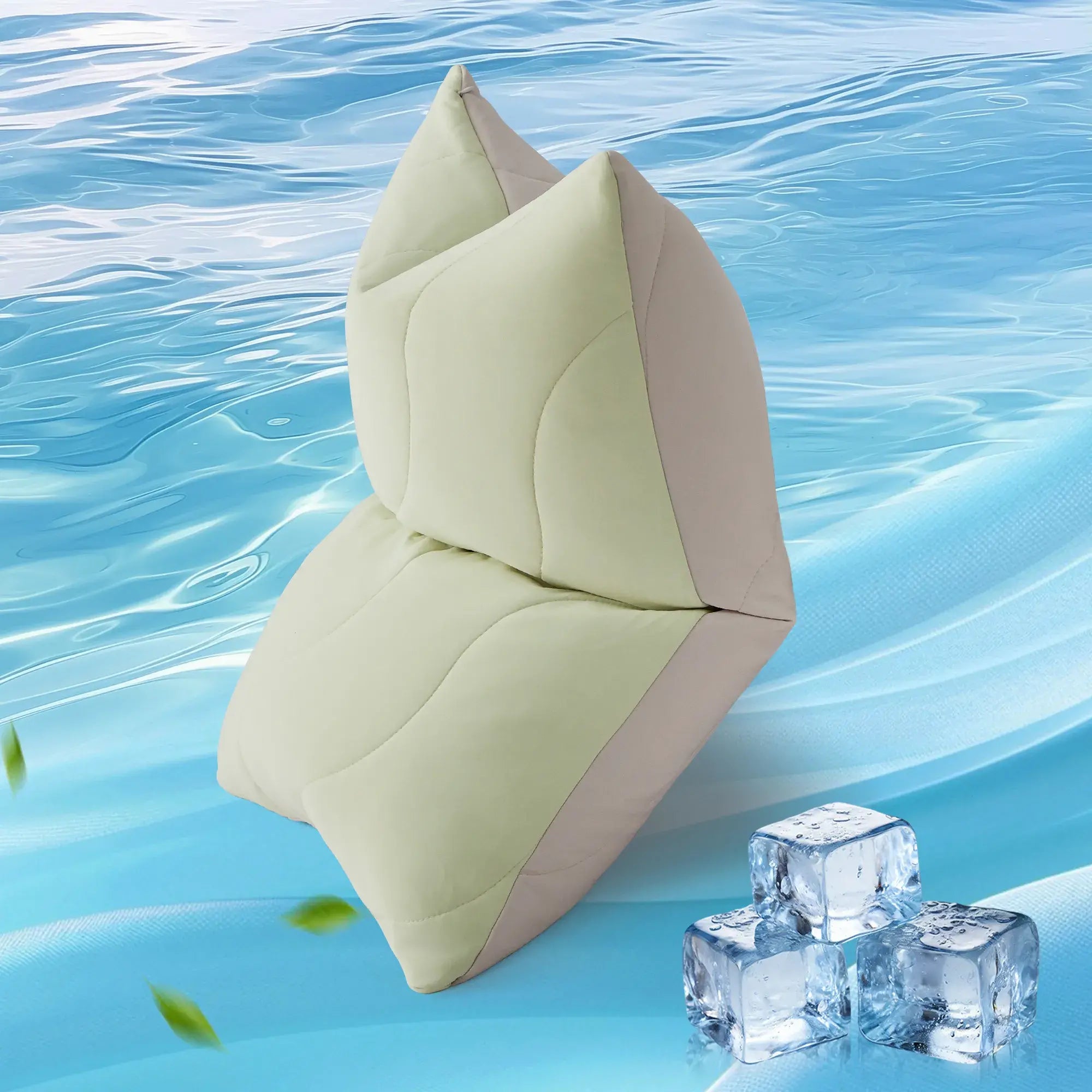 Three Geese Goose Feather Cooling Pillows – Adjustable Queen Set of 2