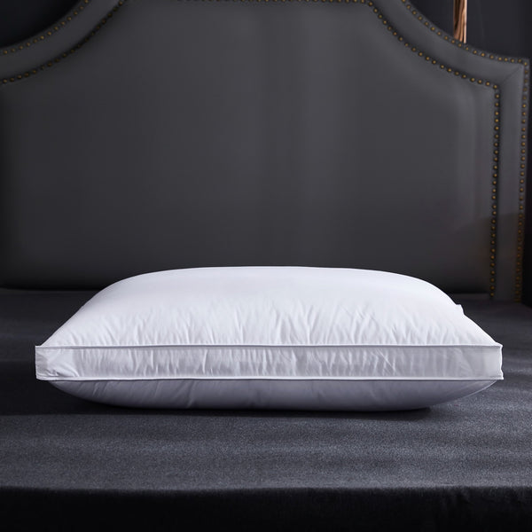 Adjustable Goose Feather Pillow – 3-in-1 Stackable Design | Three Geese