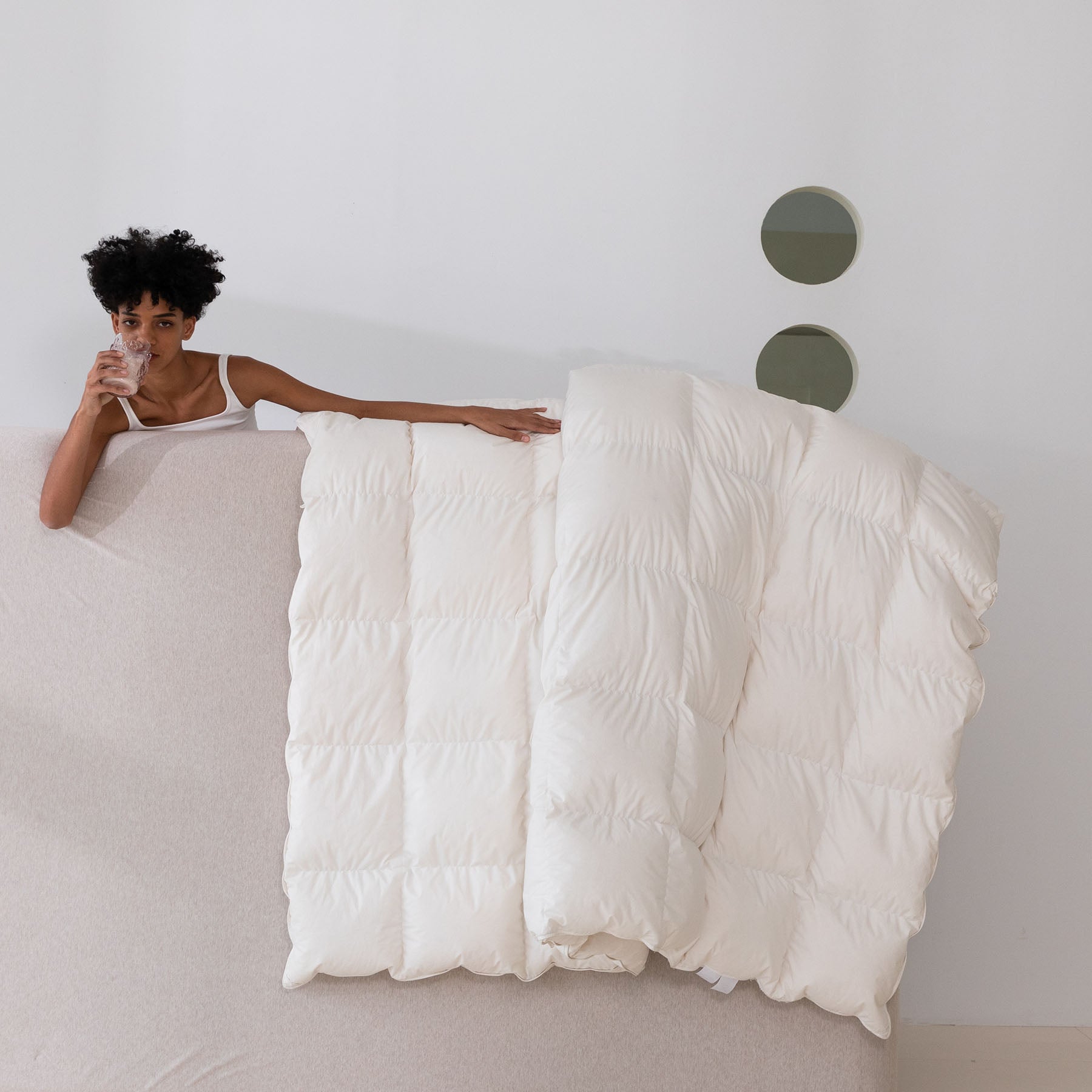 Ultra-Soft Goose Down Comforter – Premium Quality, Cozy & Noise-Free ...
